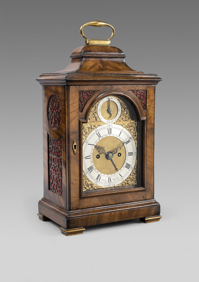 A STRIKING BRACKET CLOCK BY GEORGE MARGETTS, LONDON